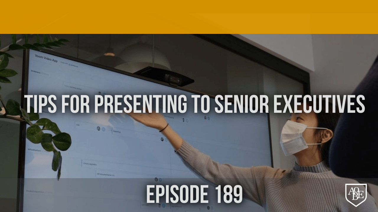 Tips for Presenting to Senior Executives - The Art of Business English